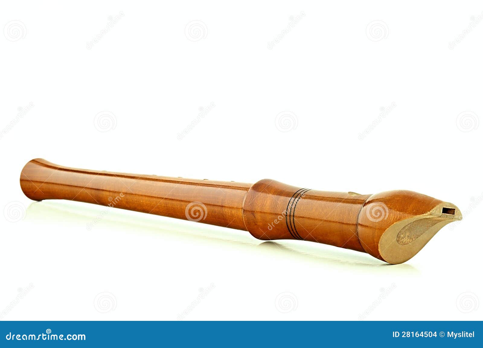 Flauta de madera foto de archivo. Imagen de musical, elegante - 28164504