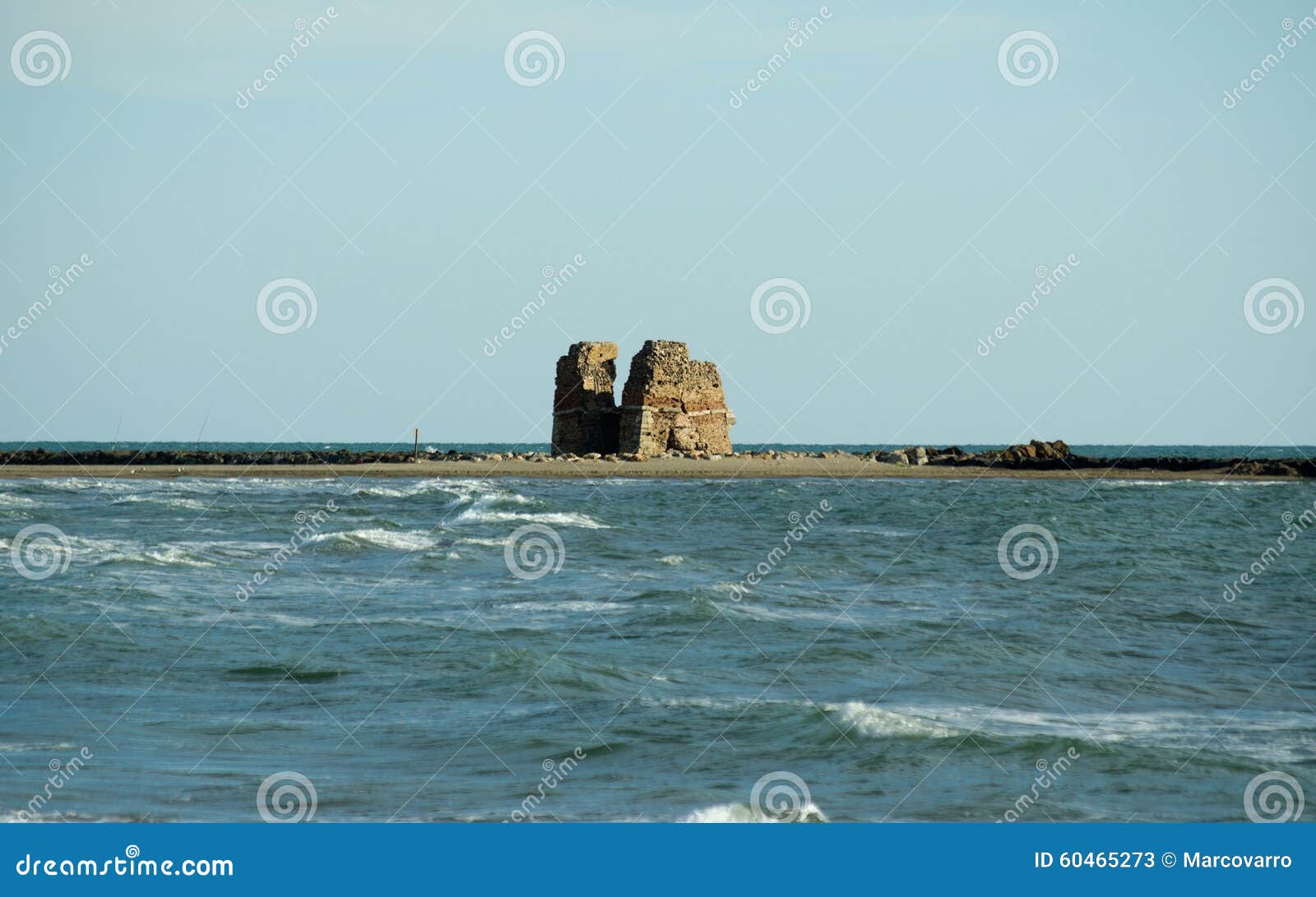 Flavia Tower in Ladispoli stock image. Image of italian - 60465273