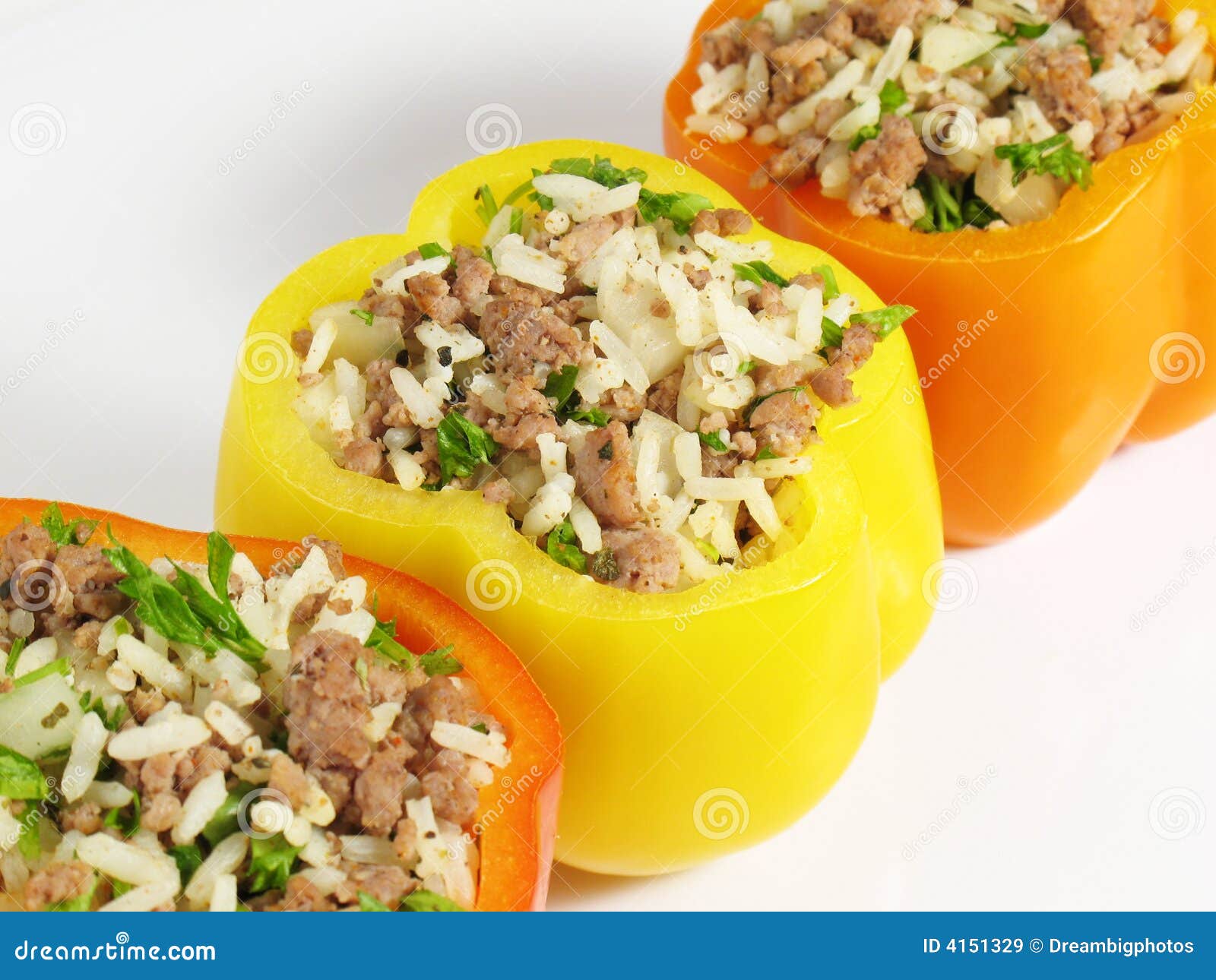 Flavorful Stuffed Peppers stock image. Image of bell, pepper - 4151329