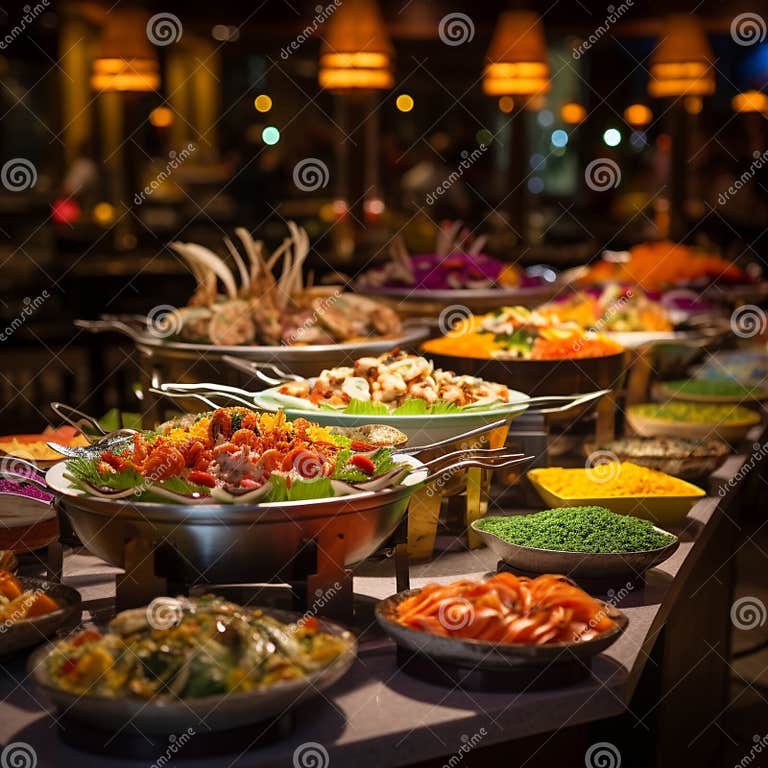 Flavors from Around the World: a Global Culinary Experience Stock ...