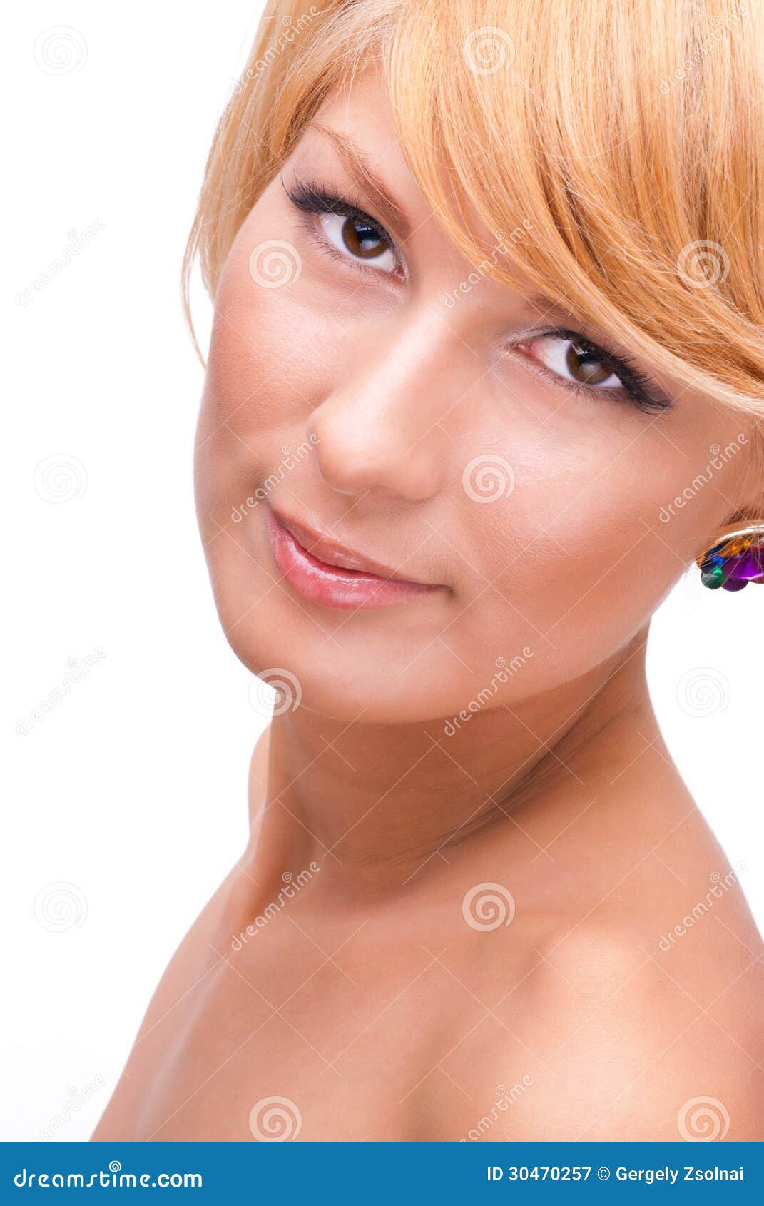 Flawless beauty stock image. Image of caucasian, blond - 30470257