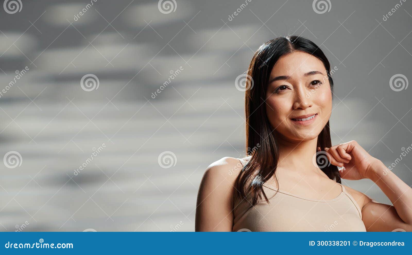 Flawless Model Posing with Self Acceptance on Camera Stock Image ...