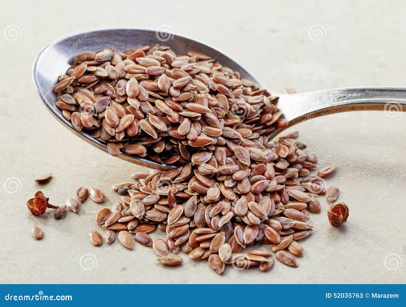 Flax seeds stock image. Image of cooking, healthy, seeds - 52035763
