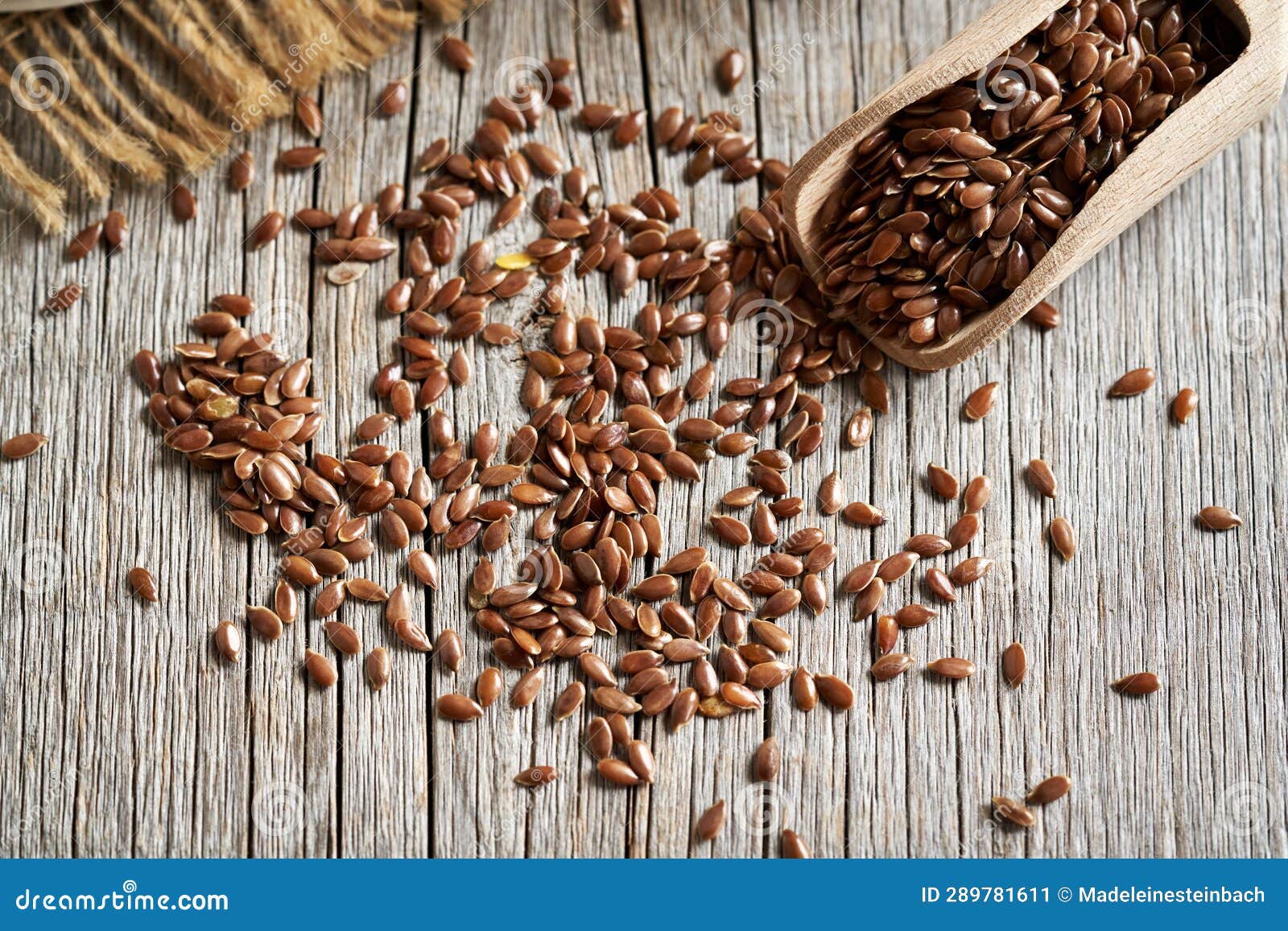 Flax Seeds Spilled on a Table Stock Image - Image of fatty, ingredient ...