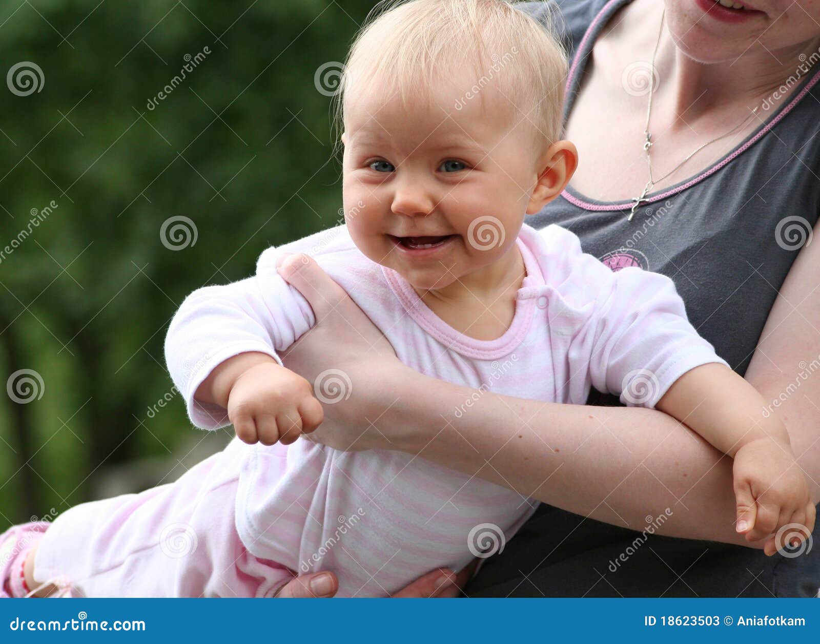Flaying baby stock image. Image of sweet, cheerful, enjoyment - 18623503