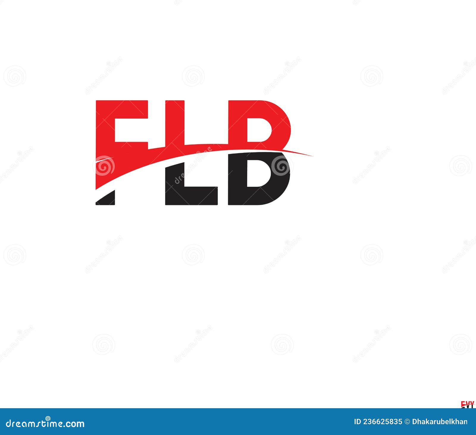 FLB Letter Initial Logo Design Vector Illustration Stock Vector ...