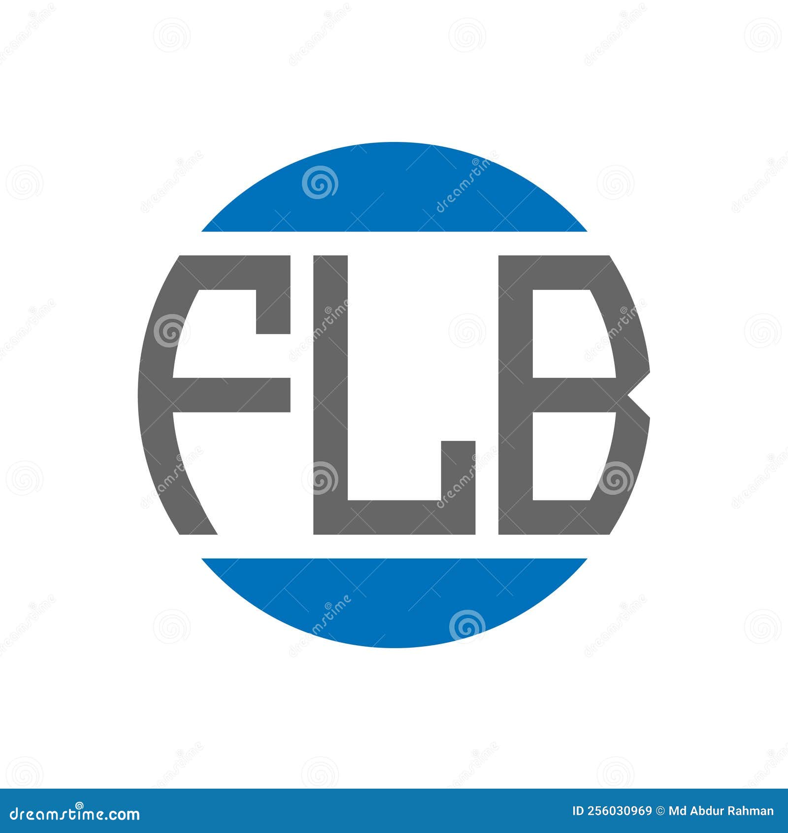 FLB Letter Logo Design on White Background. FLB Creative Initials ...