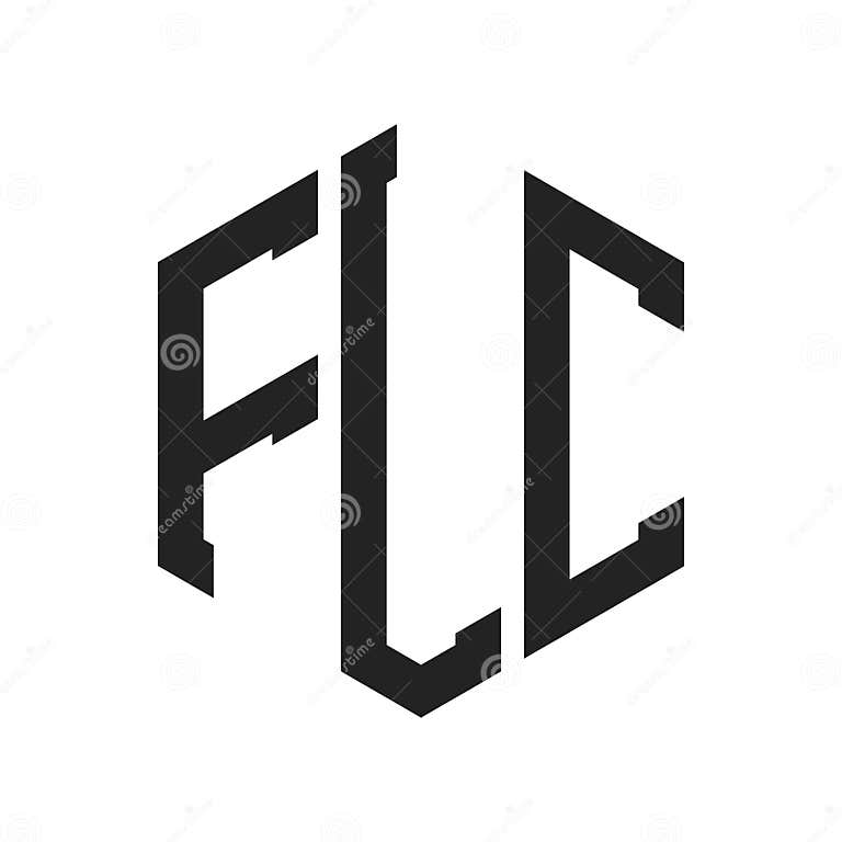 FLC Logo Design. Initial Letter FLC Monogram Logo Using Hexagon Shape ...