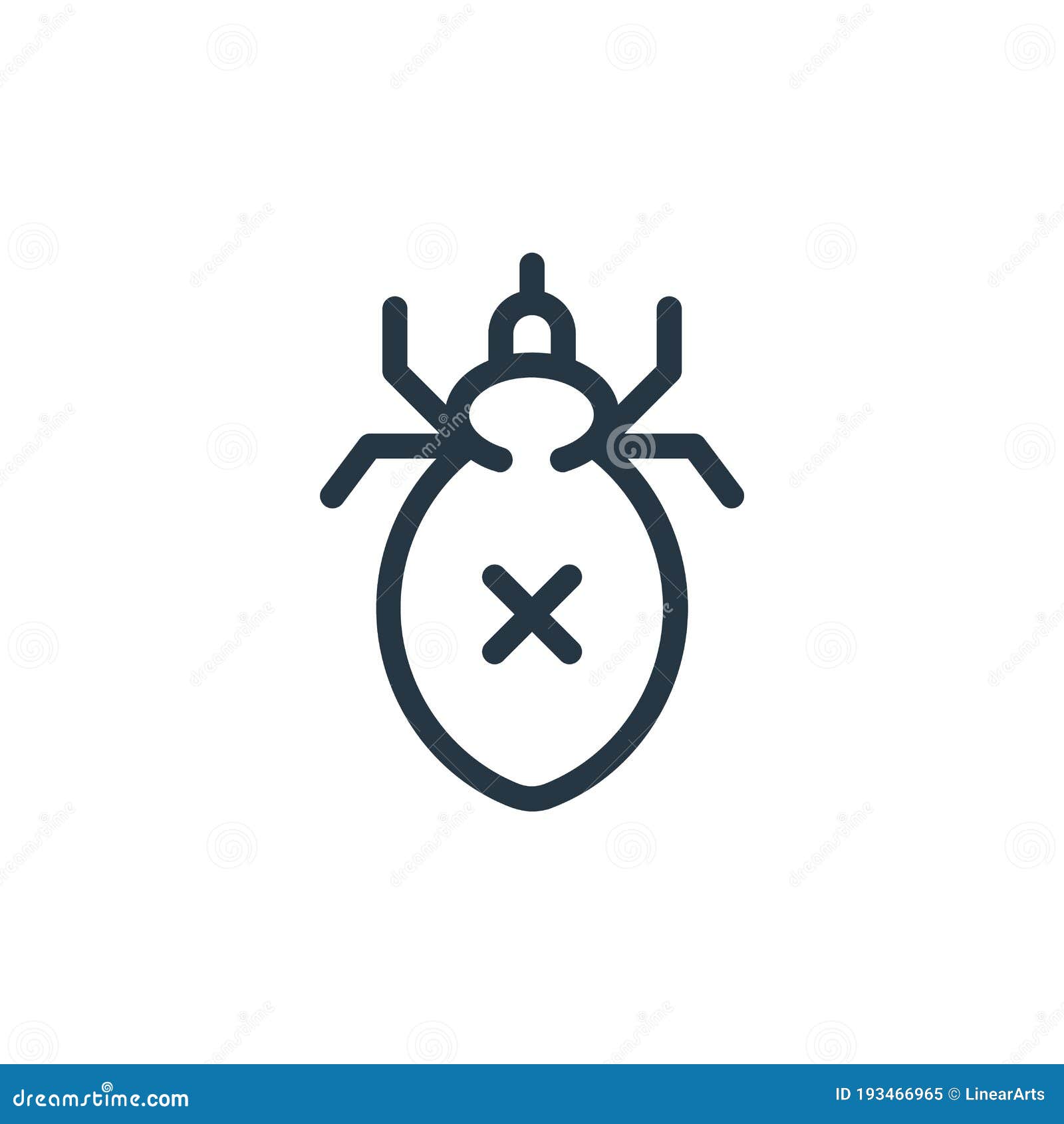Flea Line Icon, Pests Concept, Home Parasite Jumping Insect Sign On ... Flea Line Icon, Pests Concept, Home Parasite Jumping Insect Sign On ...
