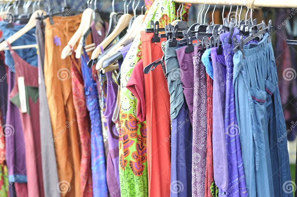 Flea market stock image. Image of overcoat, fall, beautiful - 34572919