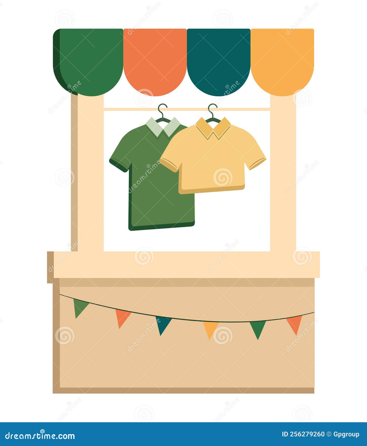 Flea market design stock vector. Illustration of bargain - 256279260
