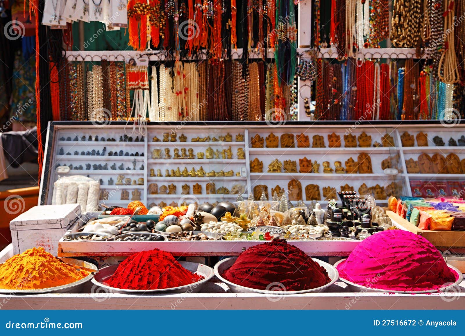 Flea Market in Hampi, India Stock Photo - Image of marketplace, hampi ...