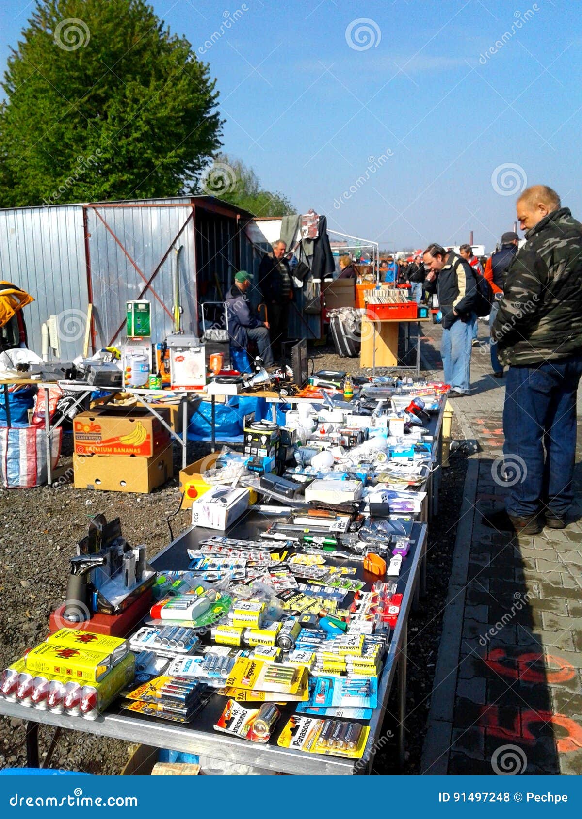 Flea markets editorial stock photo. Image of fashion - 91497248