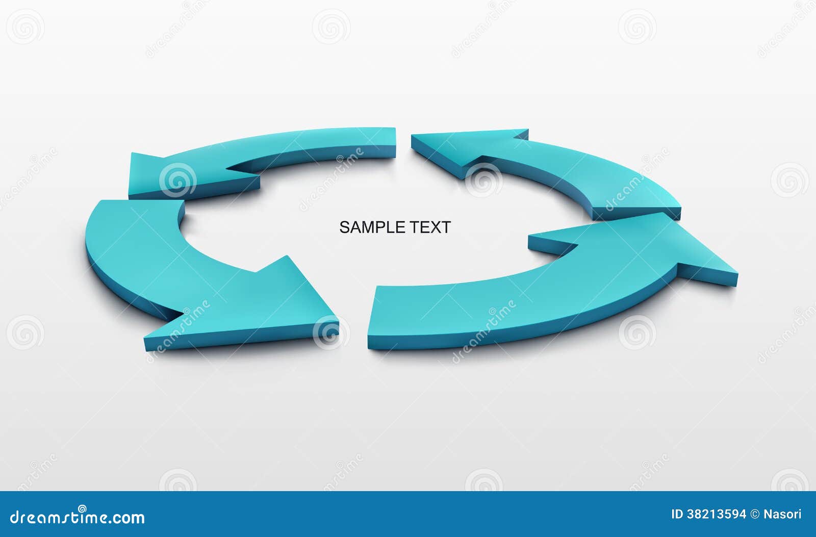 Flecha circular ilustración del vector. Ilustración de icono - 38213594