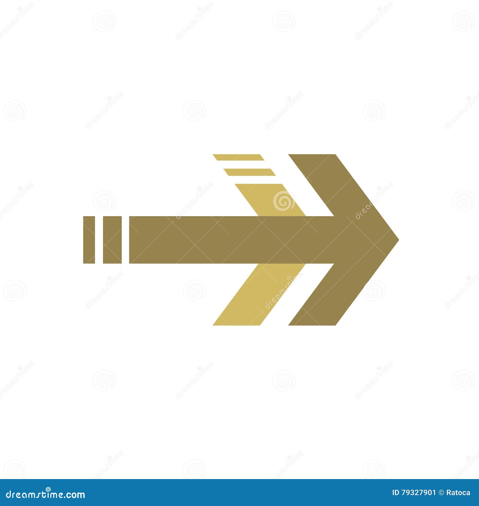 Flecha creativa ilustración del vector. Ilustración de imaginativo ...