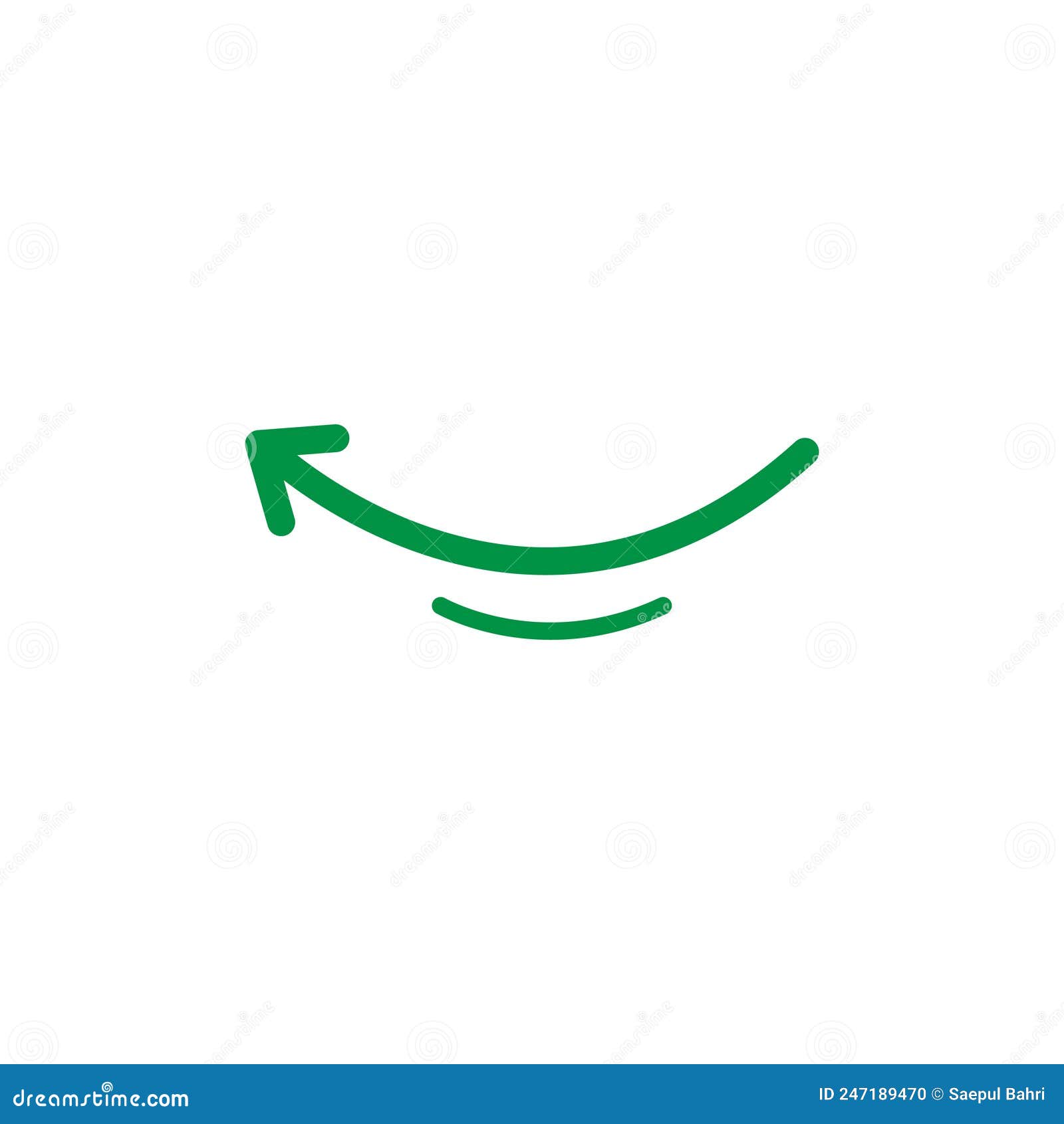 Flecha De Vector Verde. Icono De Flechas Verdes. Ilustración del Vector ...