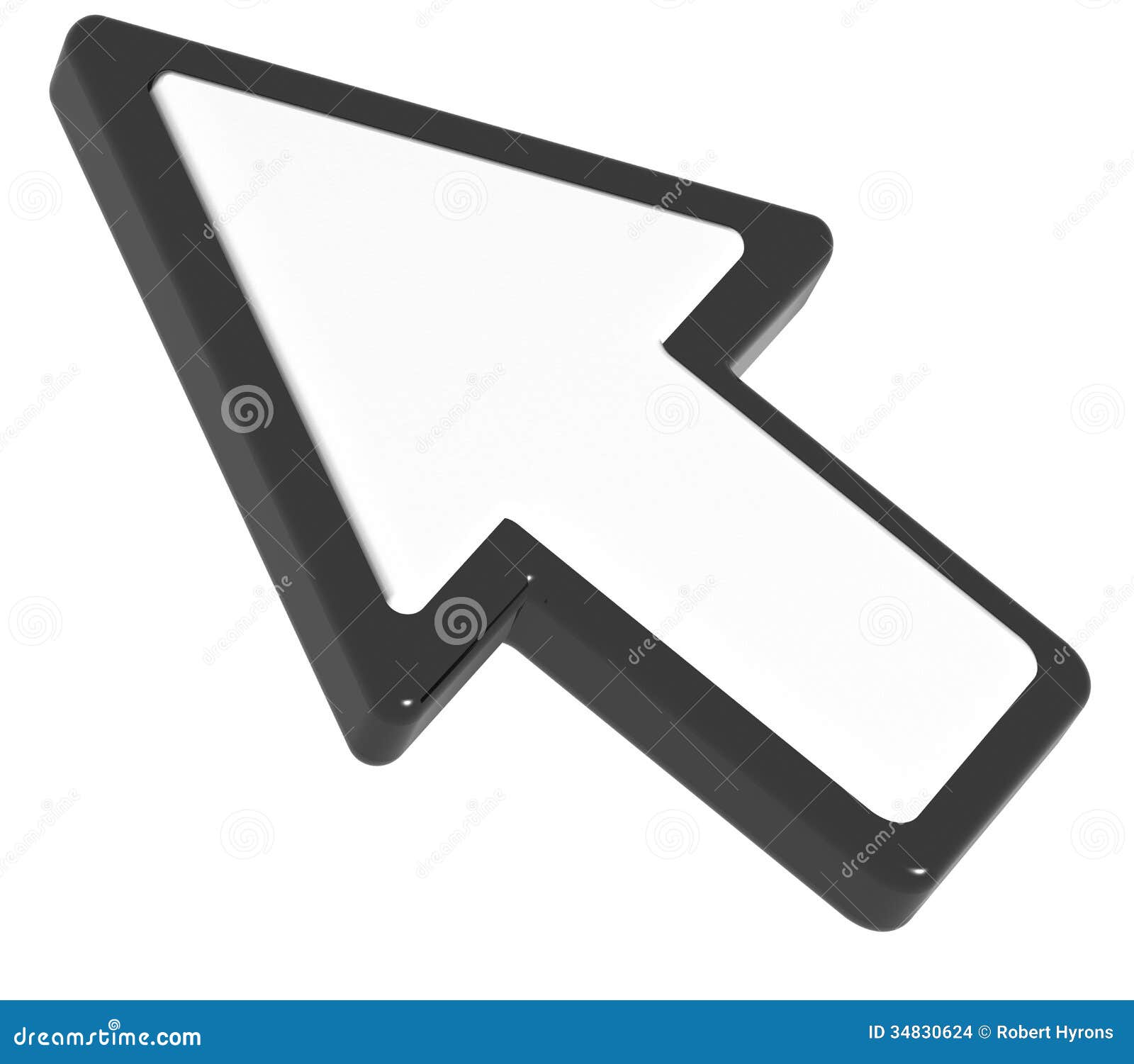 Flecha Del Cursor Del Ordenador Stock de ilustración - Ilustración de ...