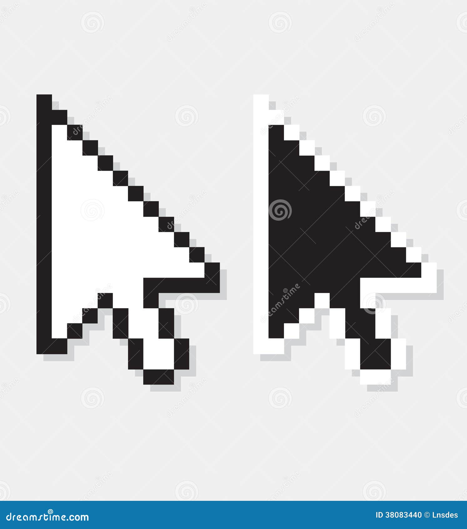 Flecha Del Ordenador De Vector Ilustración del Vector - Ilustración de ...