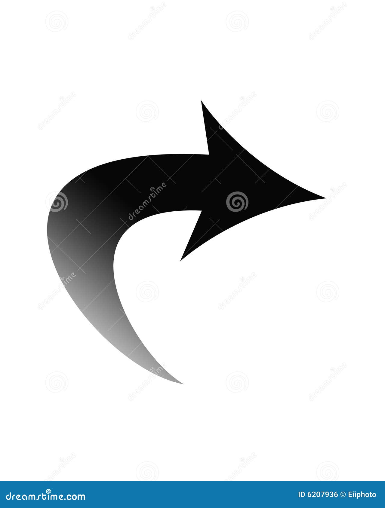 Flecha próxima stock de ilustración. Ilustración de flechas - 6207936