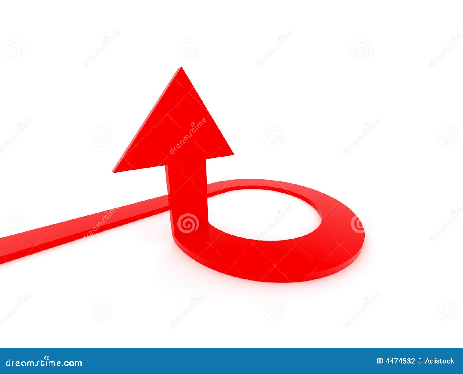 Flecha que apunta arriba stock de ilustración. Ilustración de fondo ...