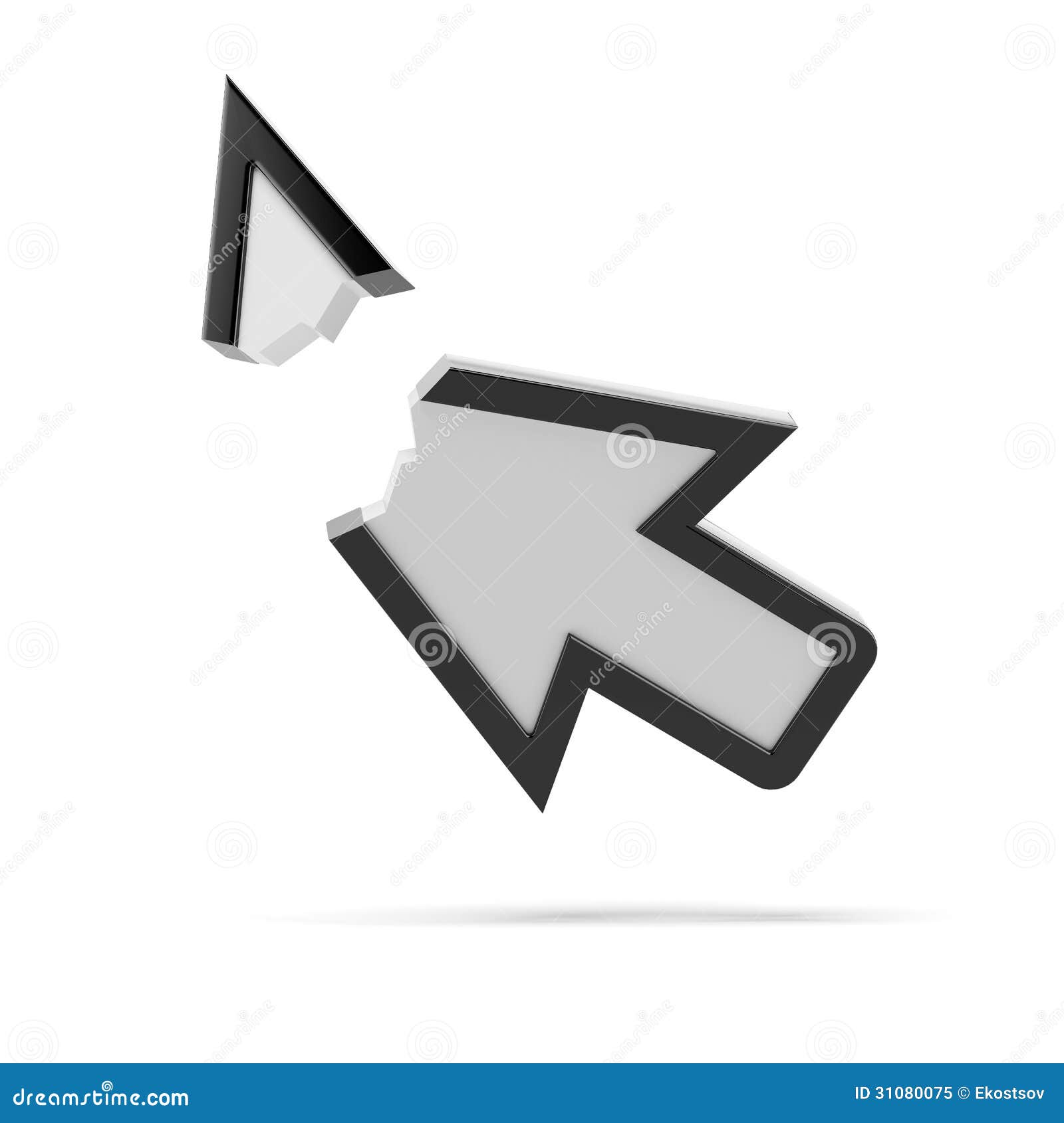 Flecha Quebrada. Página Del Error Stock de ilustración - Ilustración de ...