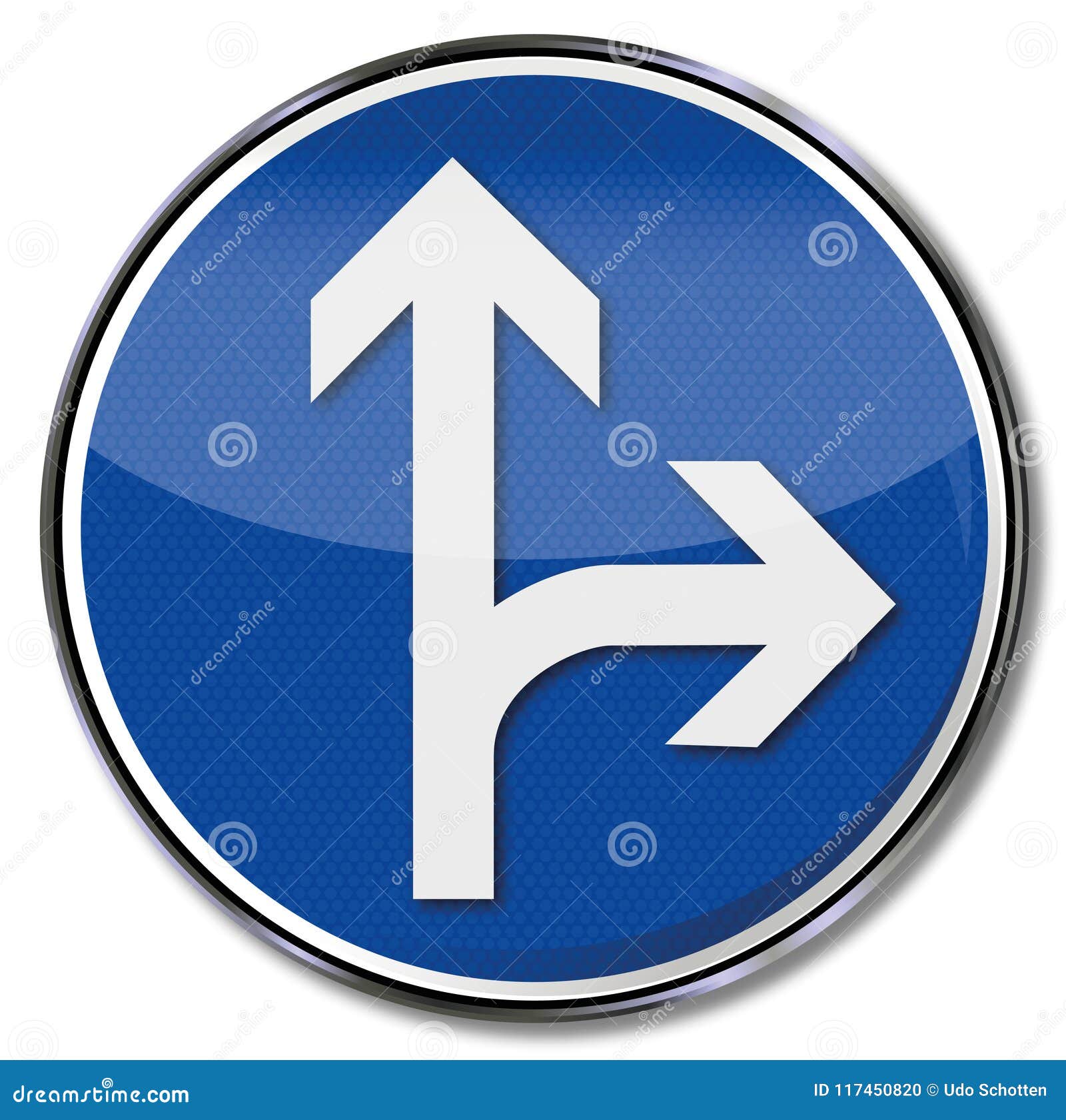 Flecha recta y derecha ilustración del vector. Ilustración de indicador ...