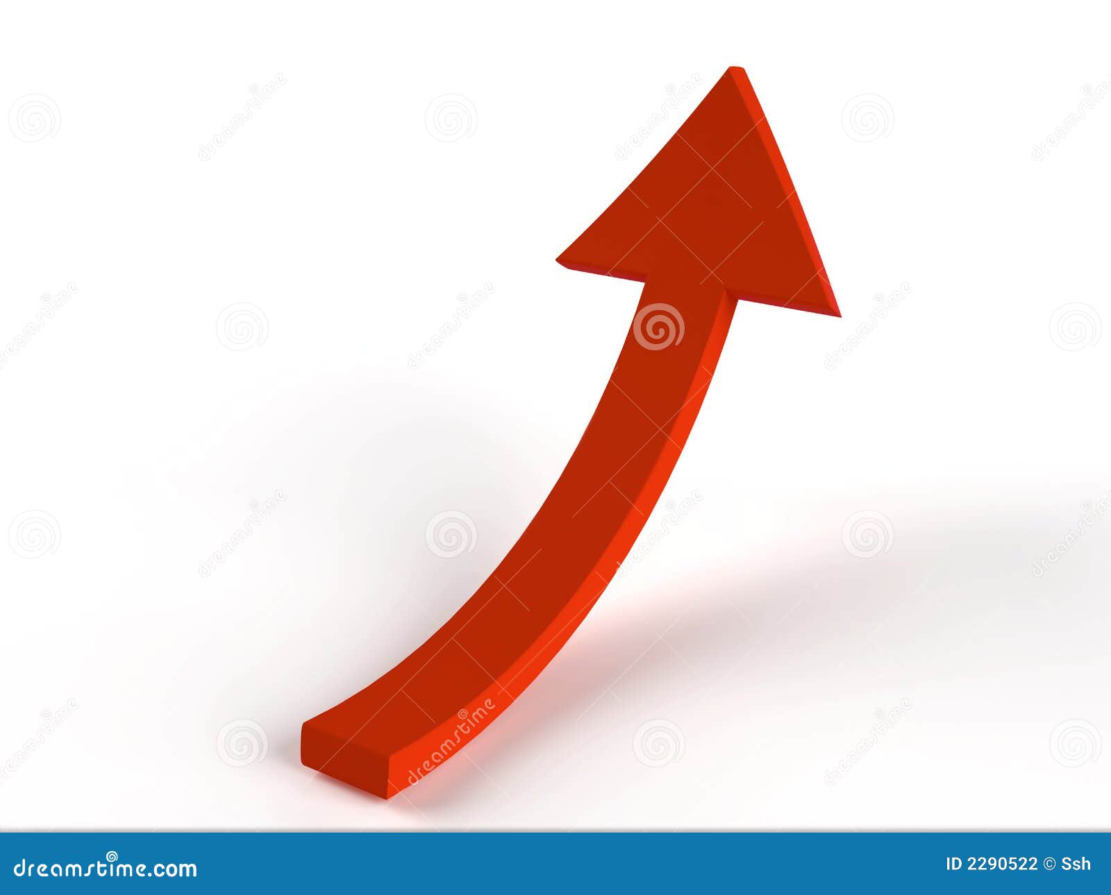 Flecha Roja Fotografía de archivo - Imagen: 2290522