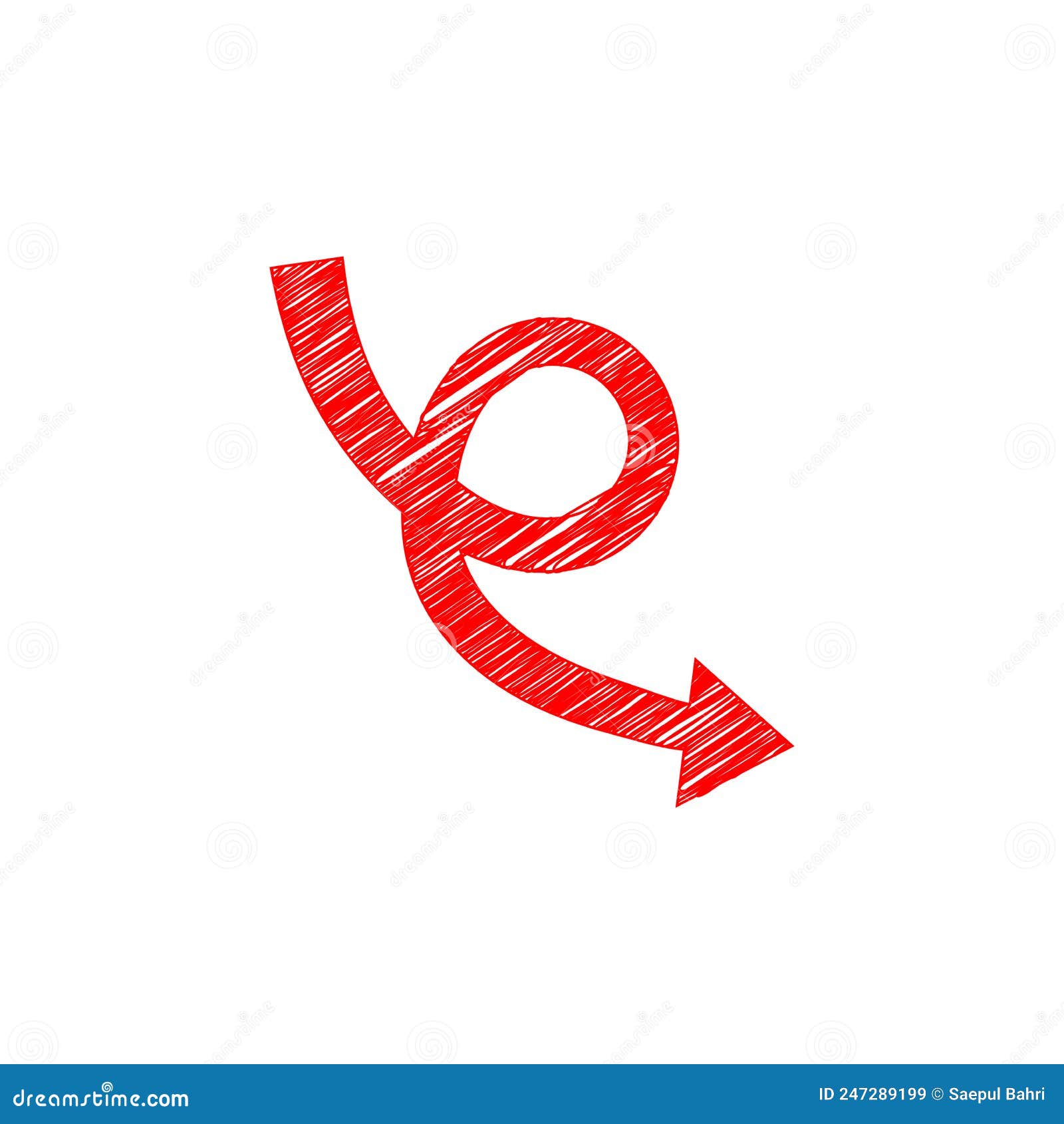 Flecha Roja Vectorial. Icono De Flechas Rojas. Icono Del Vector De ...
