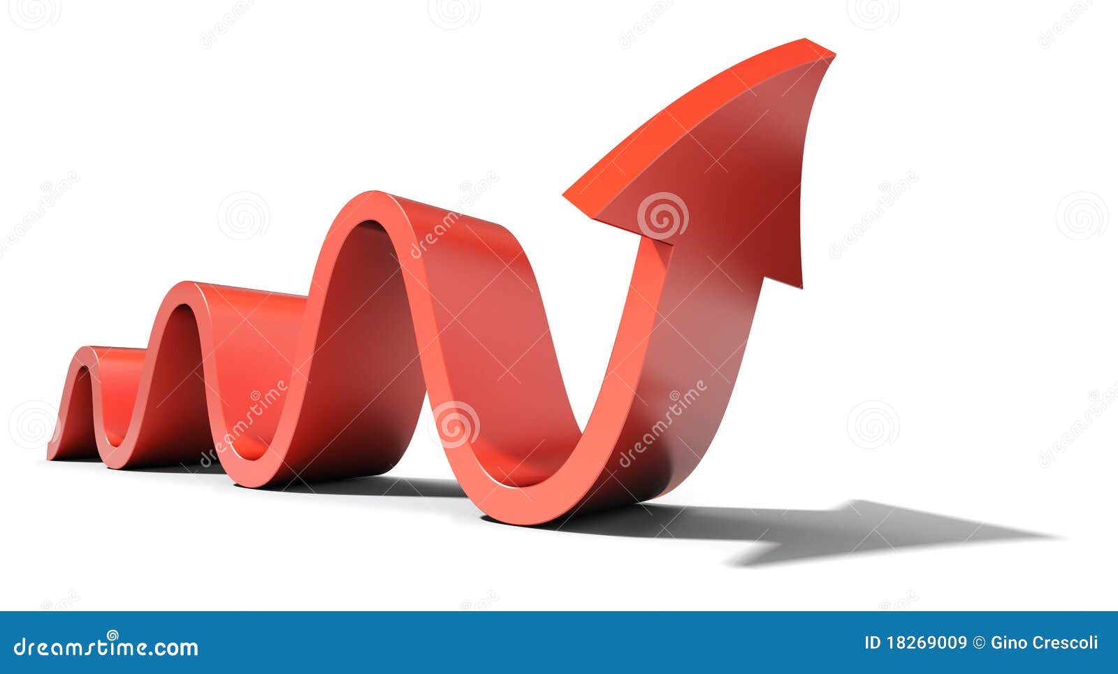 Flecha sinusoidal stock de ilustración. Ilustración de muestra - 18269009