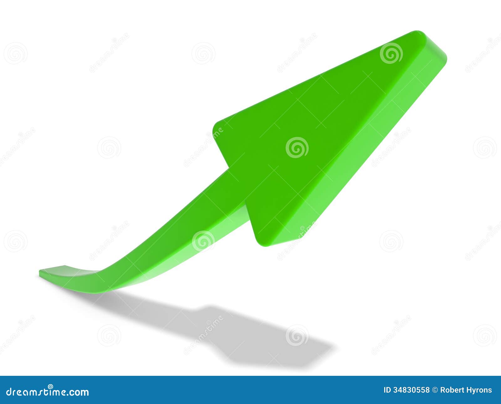 Flecha verde stock de ilustración. Ilustración de ordenador - 34830558