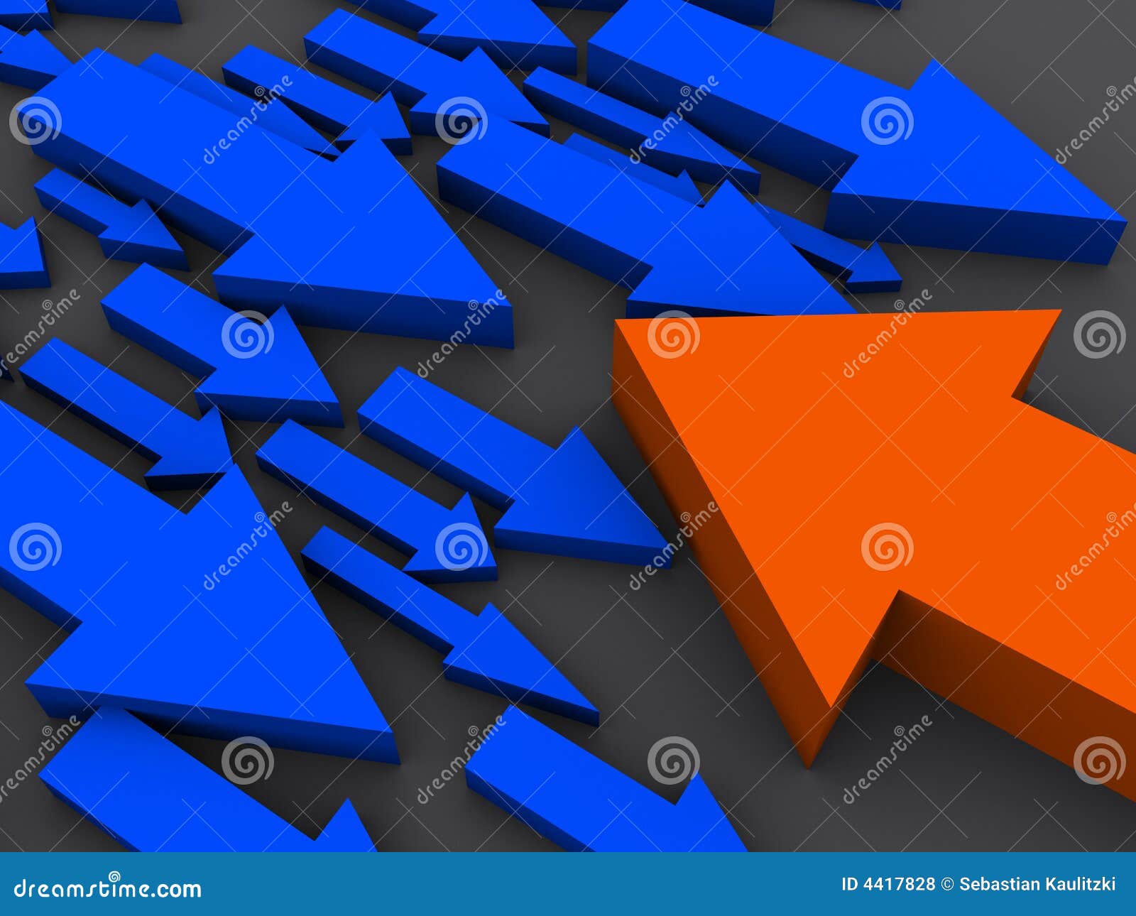 Flechas 3d stock de ilustración. Ilustración de divisa - 4417828