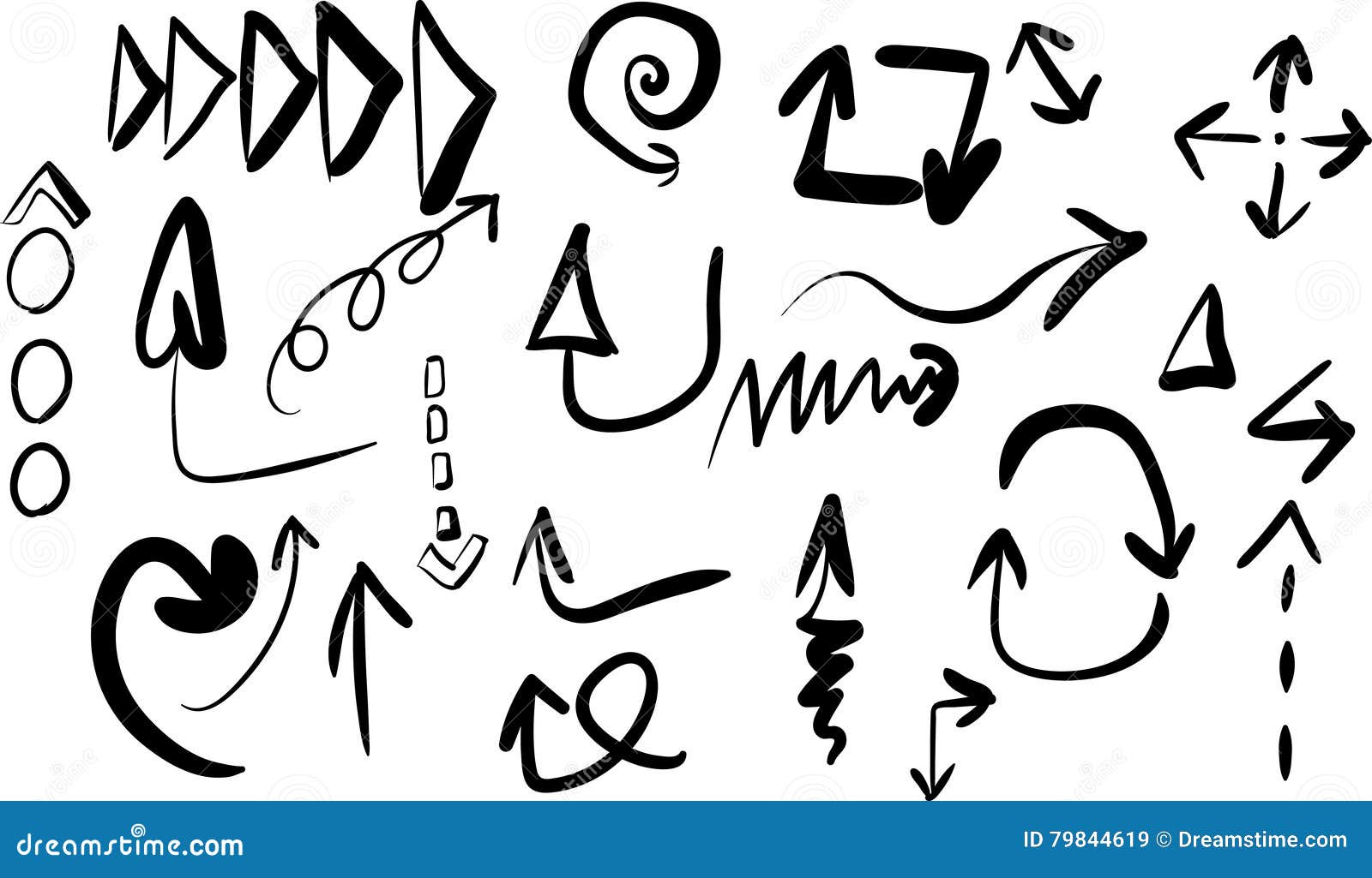 Flechas de diversos tipos stock de ilustración. Ilustración de flechas ...