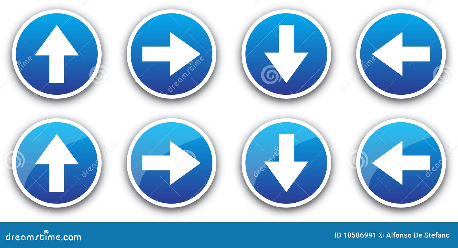 Flechas de iconos ilustración del vector. Ilustración de icons - 10586991