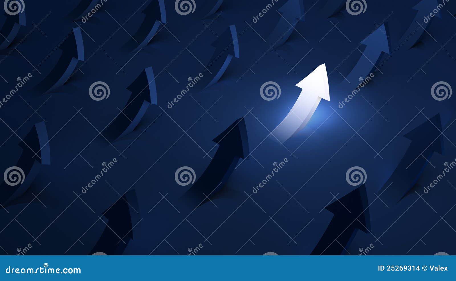 Flechas que suben. stock de ilustración. Ilustración de cubierta - 25269314