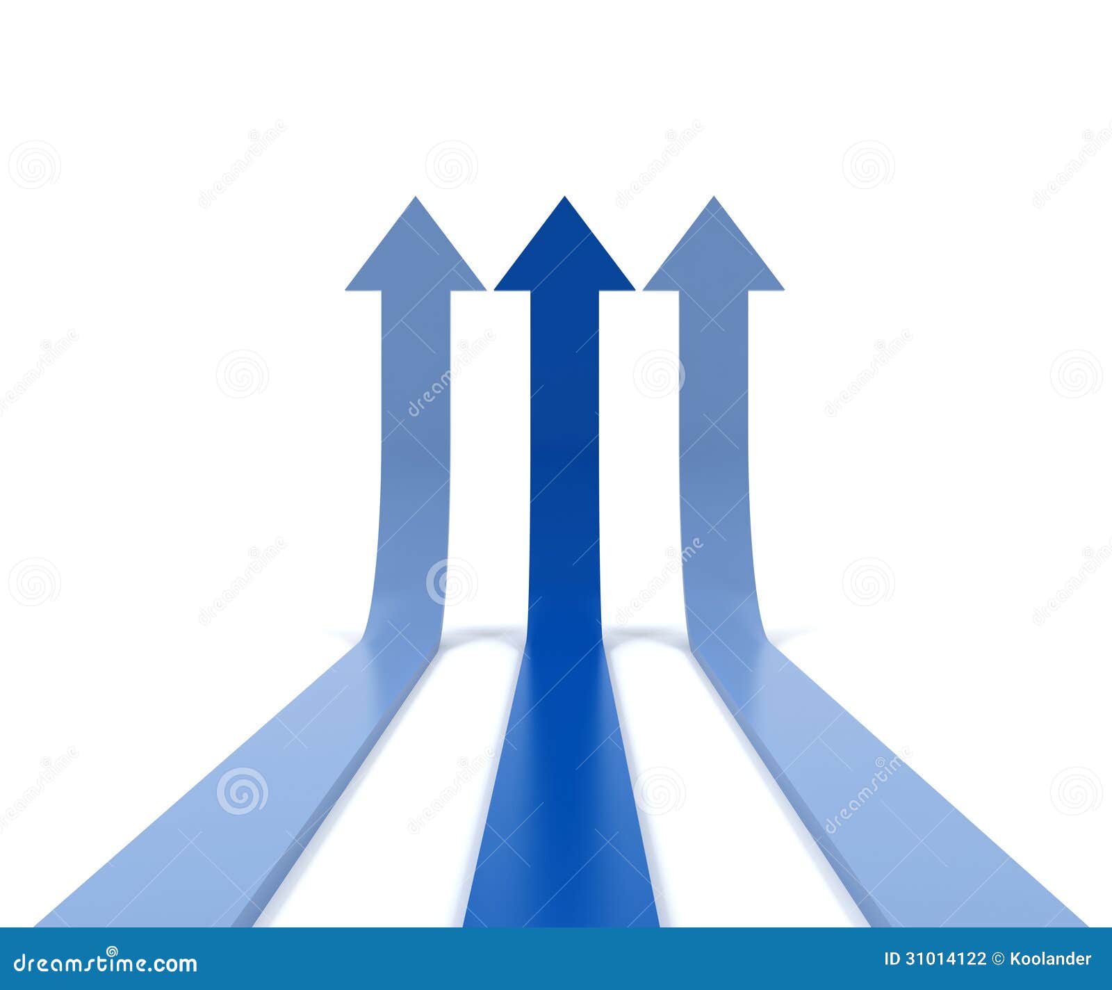 Flechas que suben stock de ilustración. Ilustración de color - 31014122