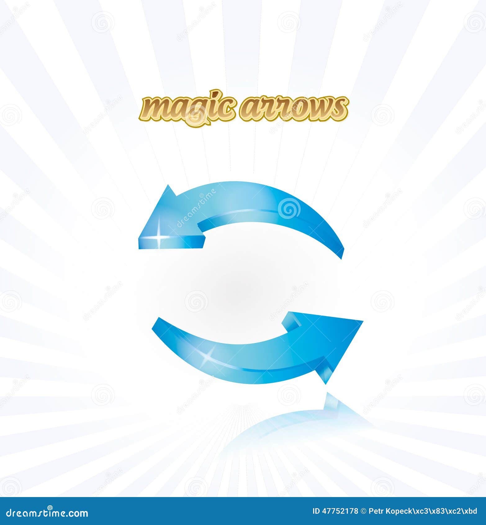 Flechas redondeadas stock de ilustración. Ilustración de carta - 47752178