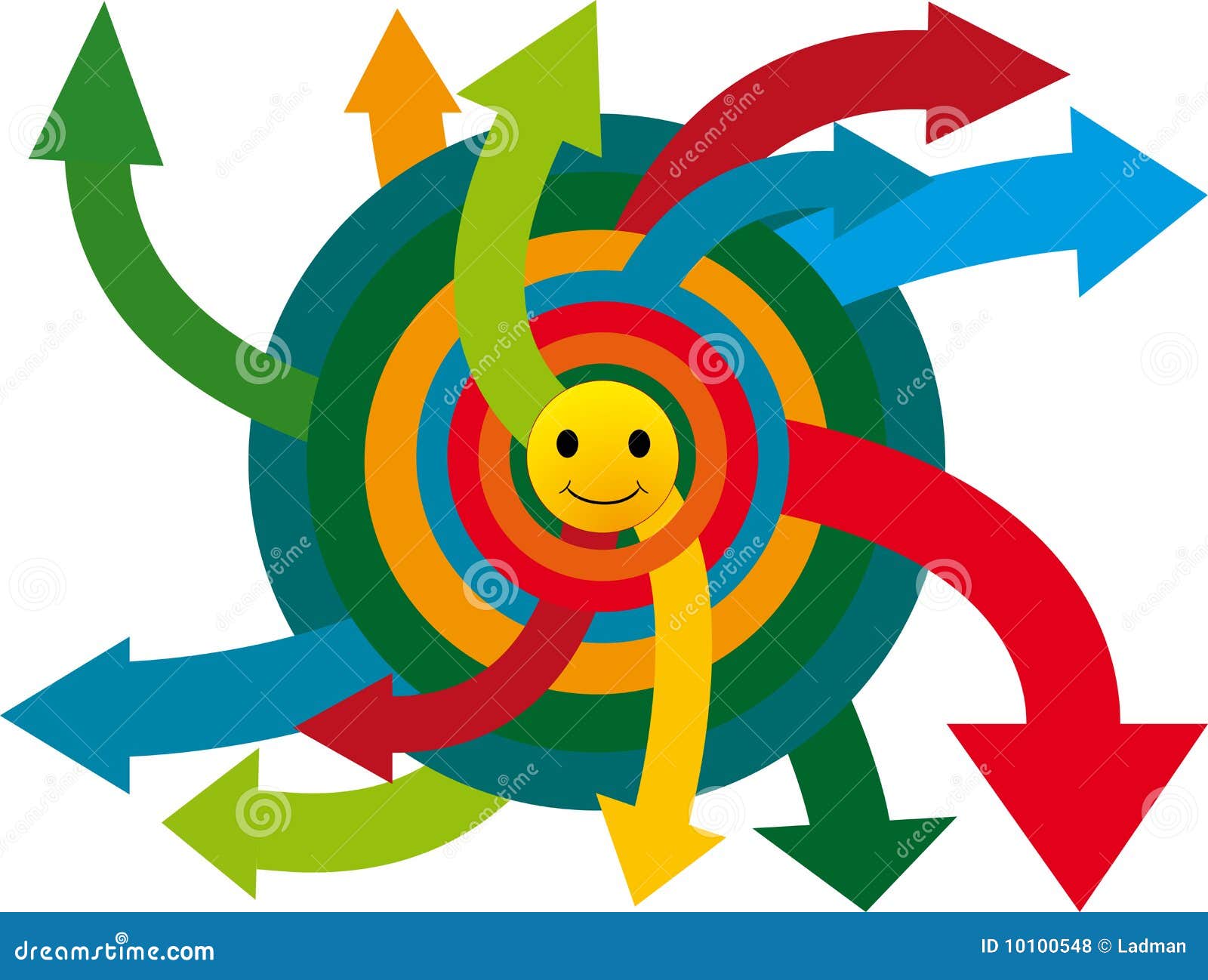 Flechas Y Smiley Imagen. Imagen: 10100548