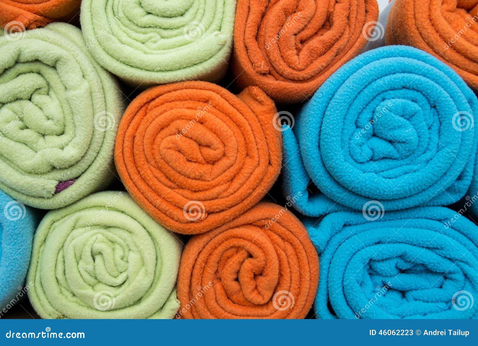 Fleece blankets stock image. Image of green, closeup - 46062223