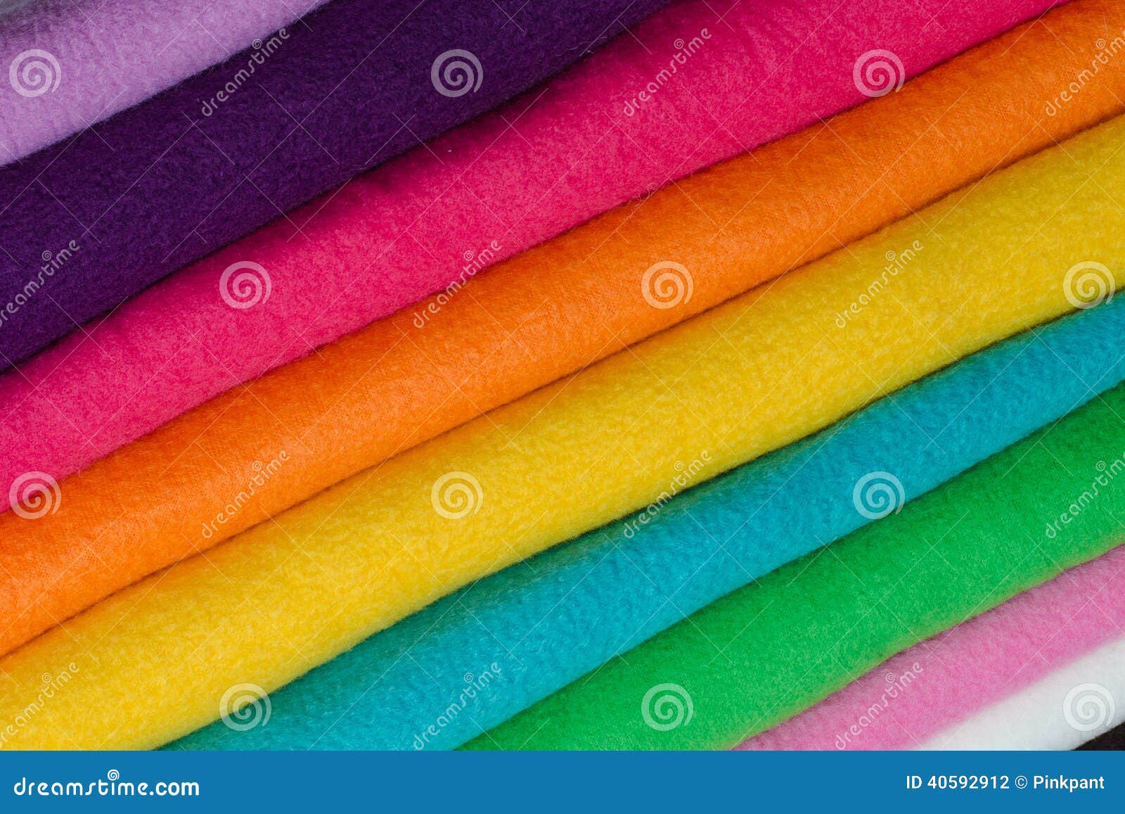 Fleece stock photo. Image of purpura, fabricae, rainbow - 40592912