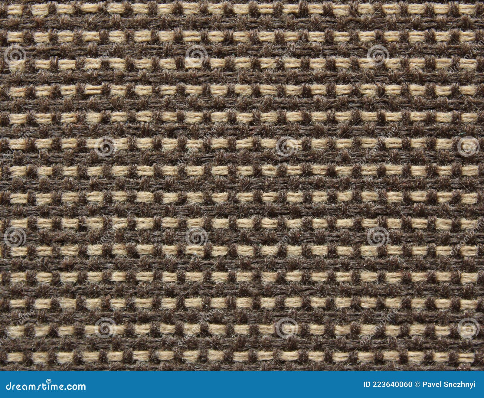 Fleecy Brown Checkered Fabric Texture Stock Photo - Image of textile ...