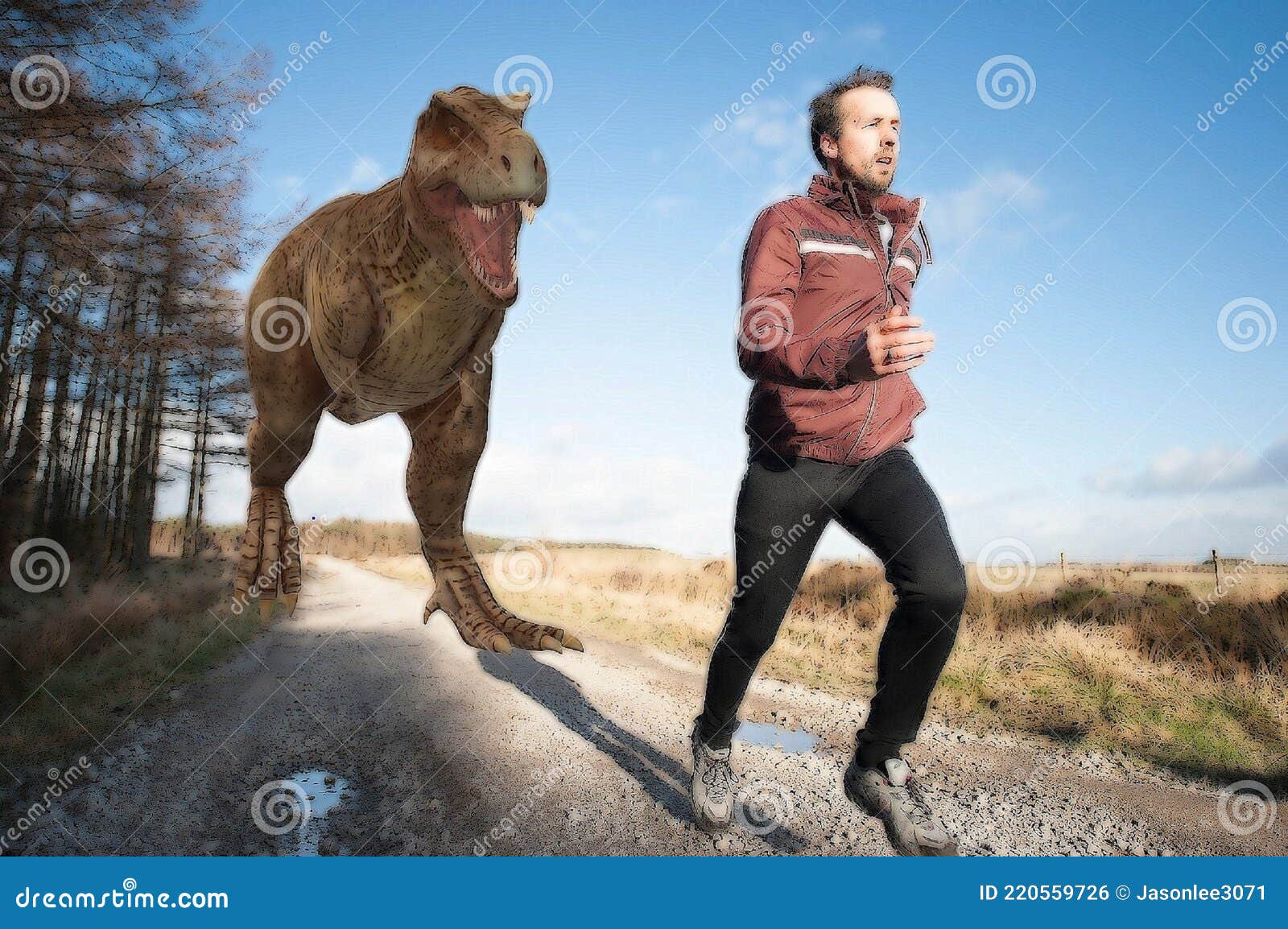 Animal Running Away From Danger