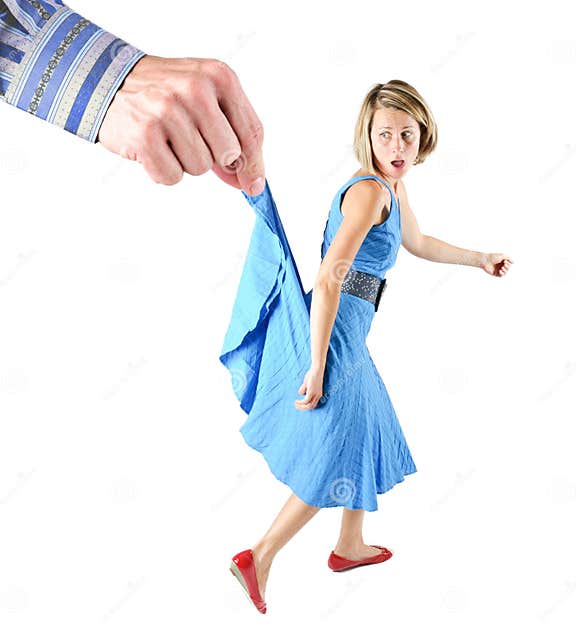 Fleeing woman stock image. Image of abstract, flee, sleeve - 21807763