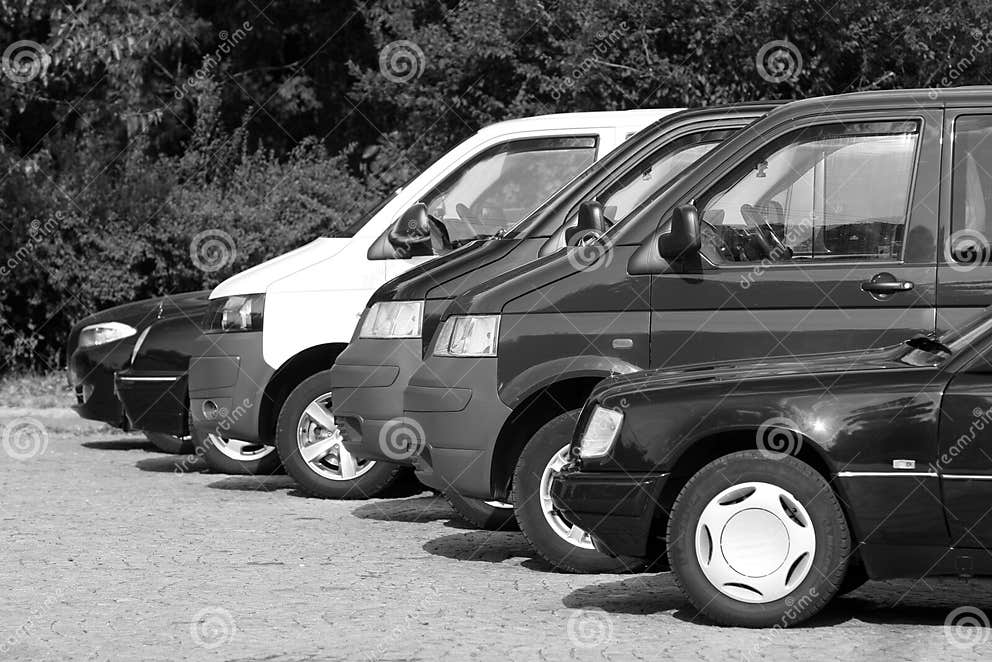 Fleet of cars stock image. Image of parking, fronts, parked - 27408523