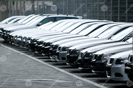 Fleet of cars stock image. Image of vehicle, leasing, headlight - 8767305