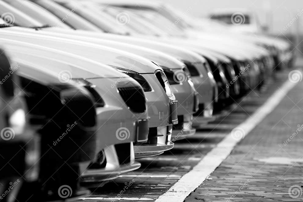 Fleet of cars stock photo. Image of vehicles, modern, leasing - 9163264