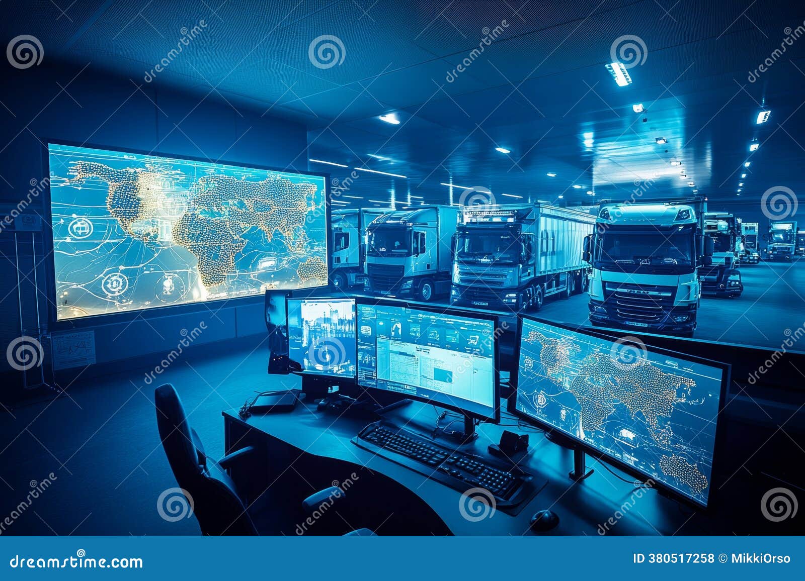 Fleet Management Software Icons Outline Show Centralized Control ...