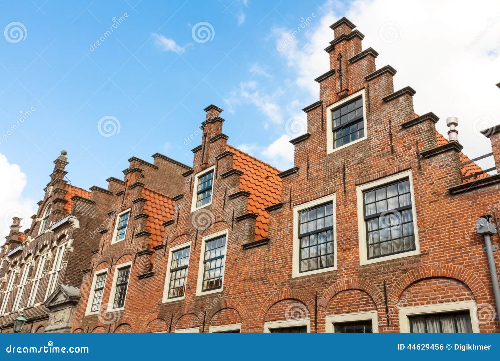 Flemish house architecture stock photo. Image of brick - 44629456