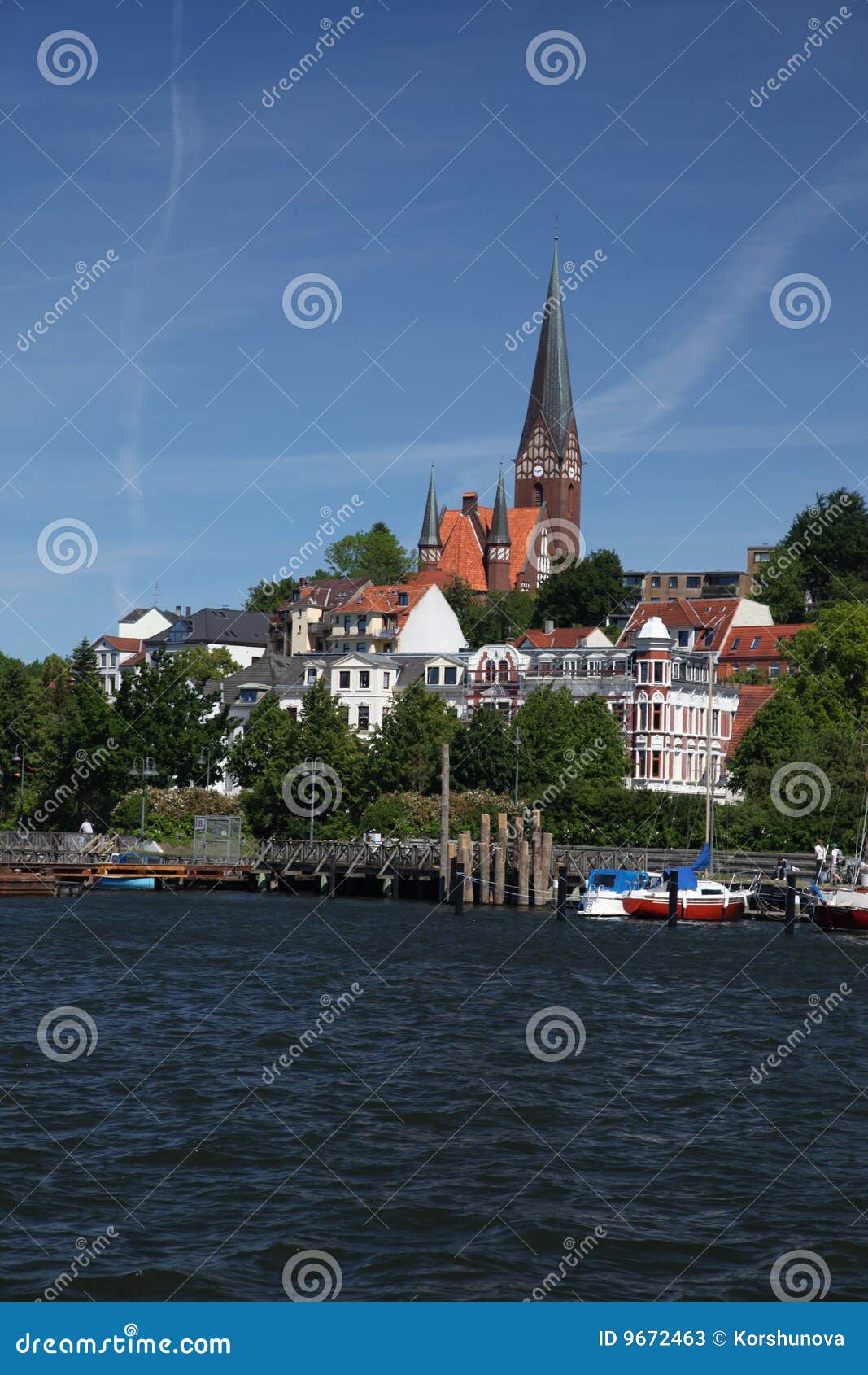 Flensburg stock image. Image of nautical, building, city - 9672463