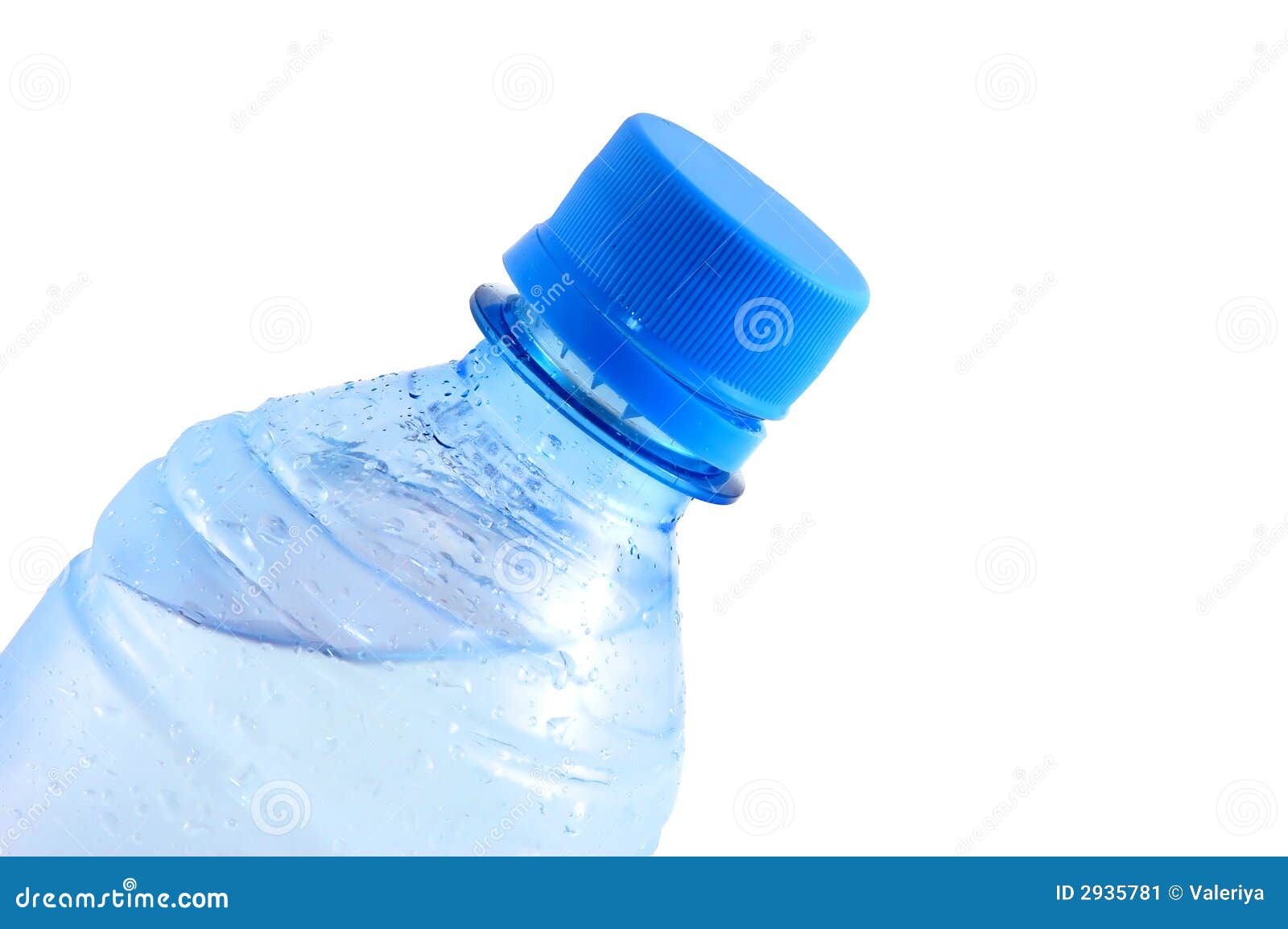 Fles water stock afbeelding. Image of drank, doof, trillend - 2935781