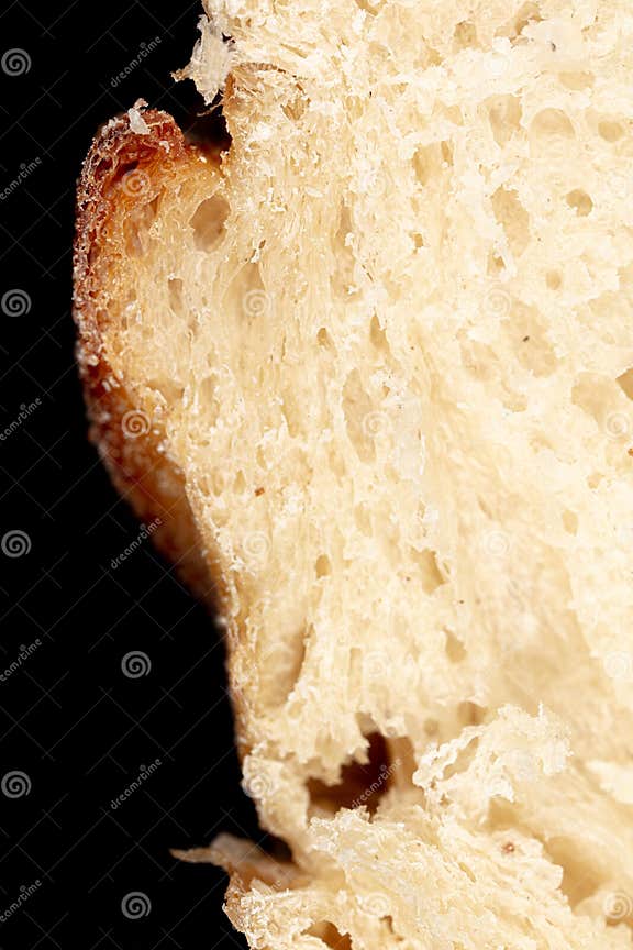 The Flesh of Bread As an Abstract Background Stock Image - Image of ...